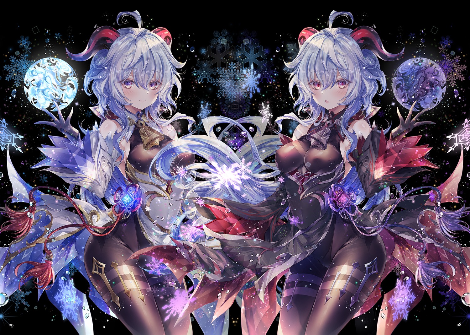 kobayashi yuukou genshin impact ganyu asian clothes horns pantyhose | #1050361 | yande.re